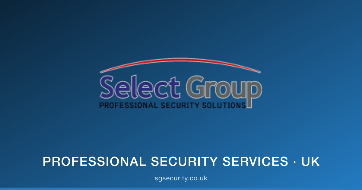 Professional Security Services UK | Select Group Security
